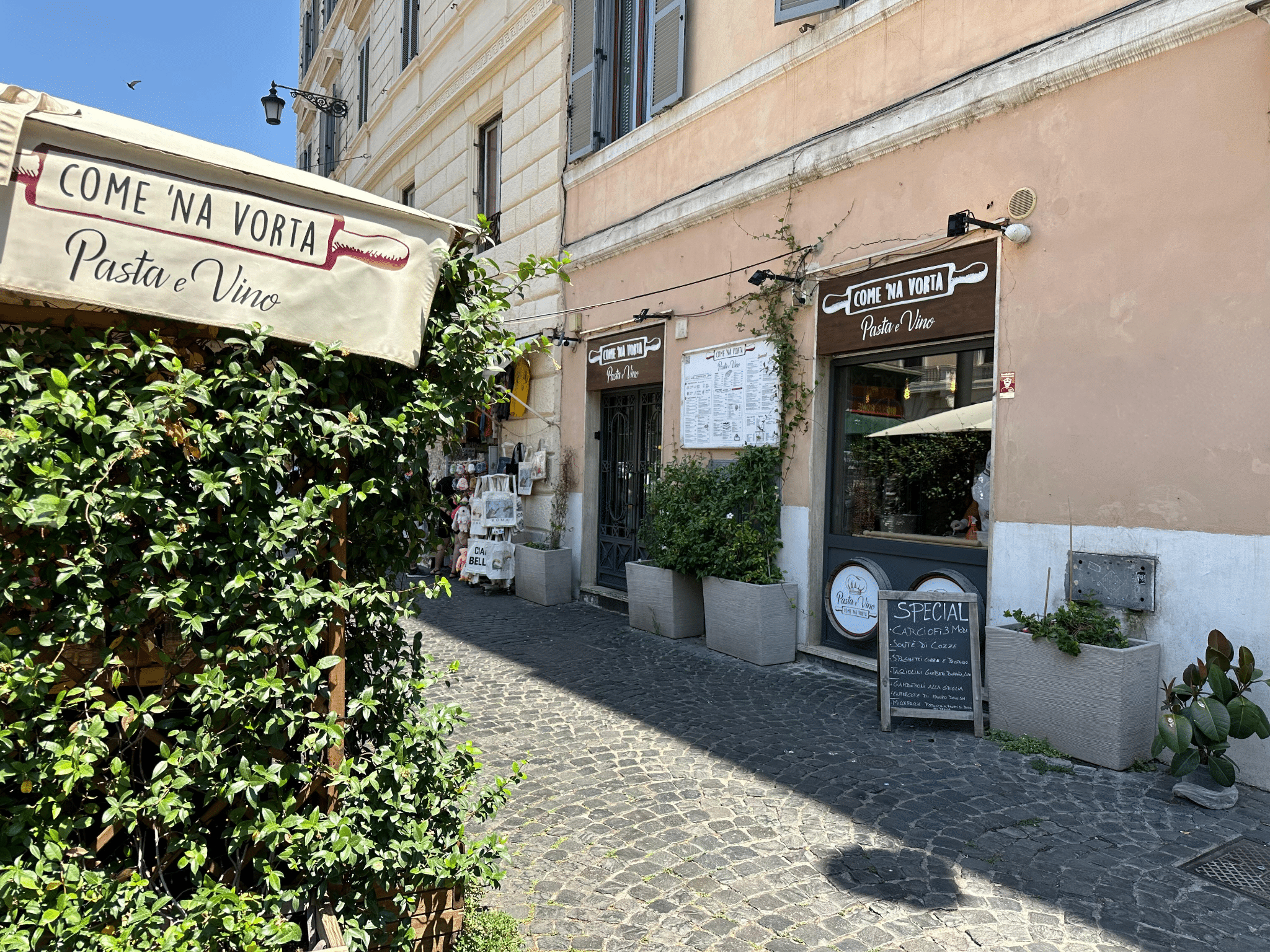 Dove siamo - Come 'na Vorta - Pasta e Vino